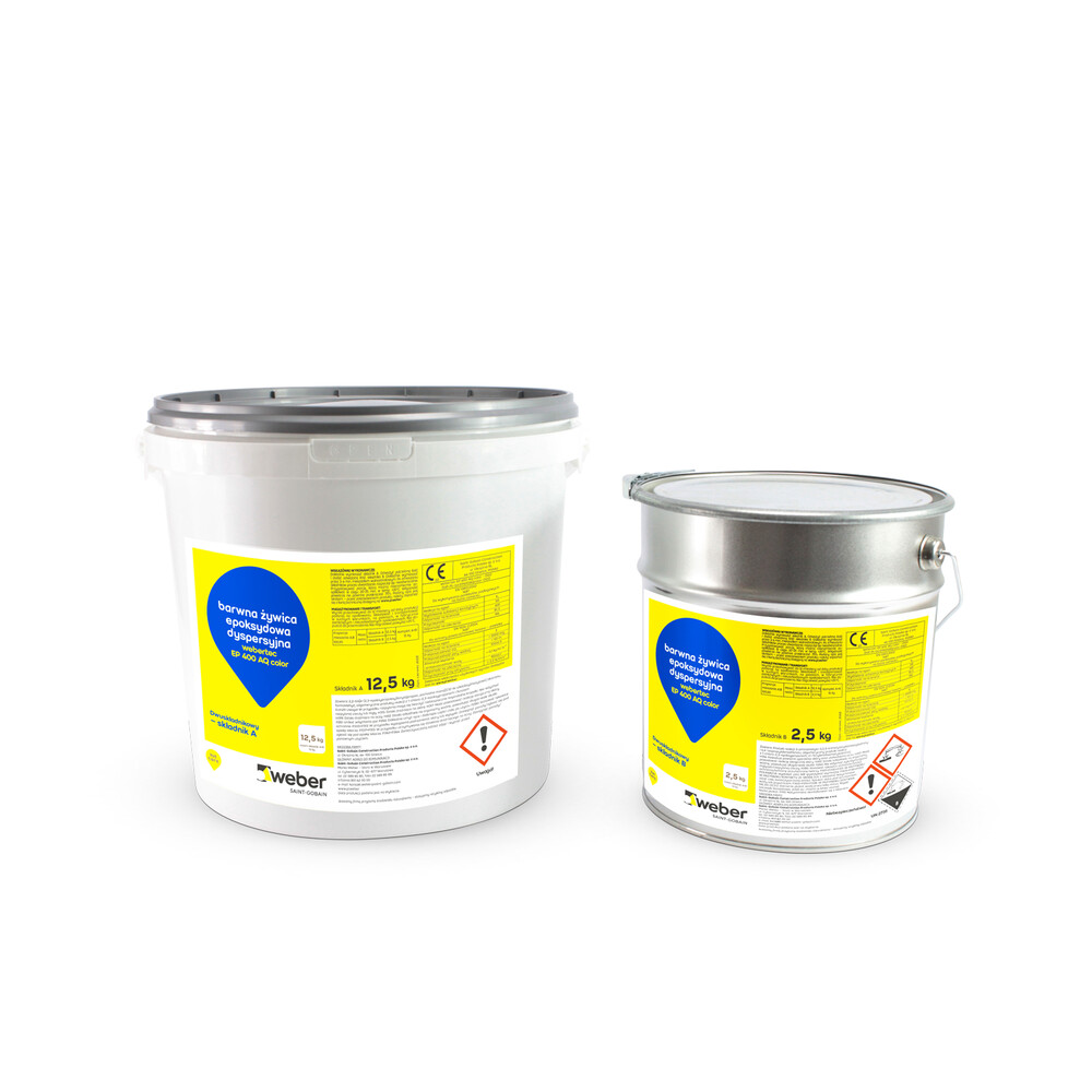 webertec EP 400 AQ color : Posadzki i powłoki żywiczne > Systemy podłogowe | Weber