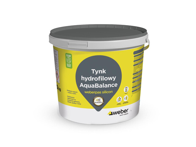 weberpas silicon AquaBalance : Tynki hydrofilowe > Systemy ociepleń | Weber