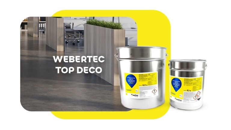 Posadzki żywiczne - poznaj nowe żywice epoksydowe i poliuretanowe webertec! | Weber